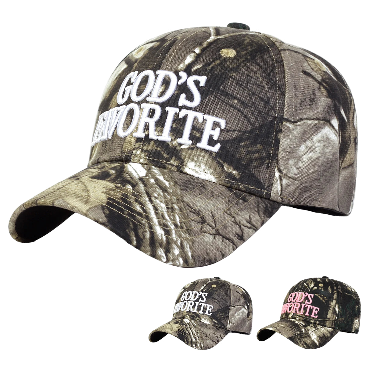 God's Favorite Camouflage Baseball Cap | Outdoor Faith Camo Hat – Ghelter