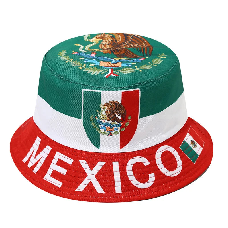 2026 Football World Cup Country Flags Bucket Hat | Soccer Fisherman Hat ...