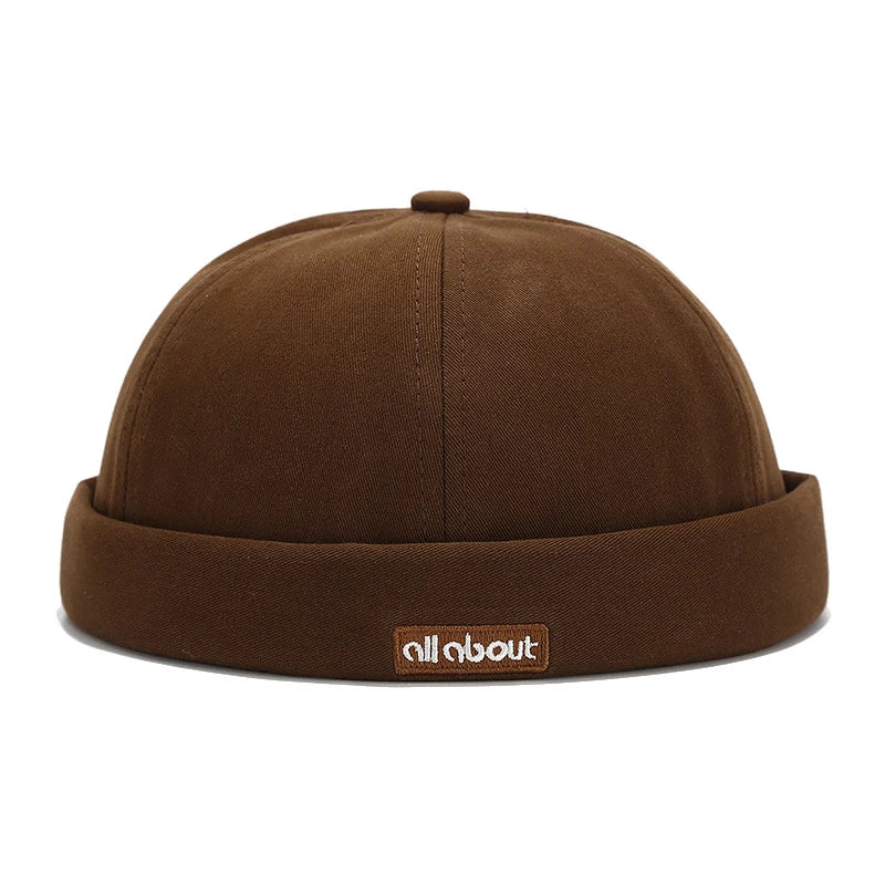 All About Cotton Brimless Docker Cap | Retro Vintage Hat – Ghelter