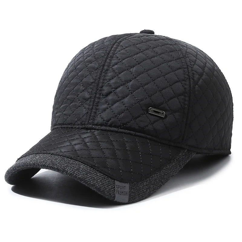 Bremen Winter Padded Earflaps Baseball Cap | Vintage Warm Streetwear ...