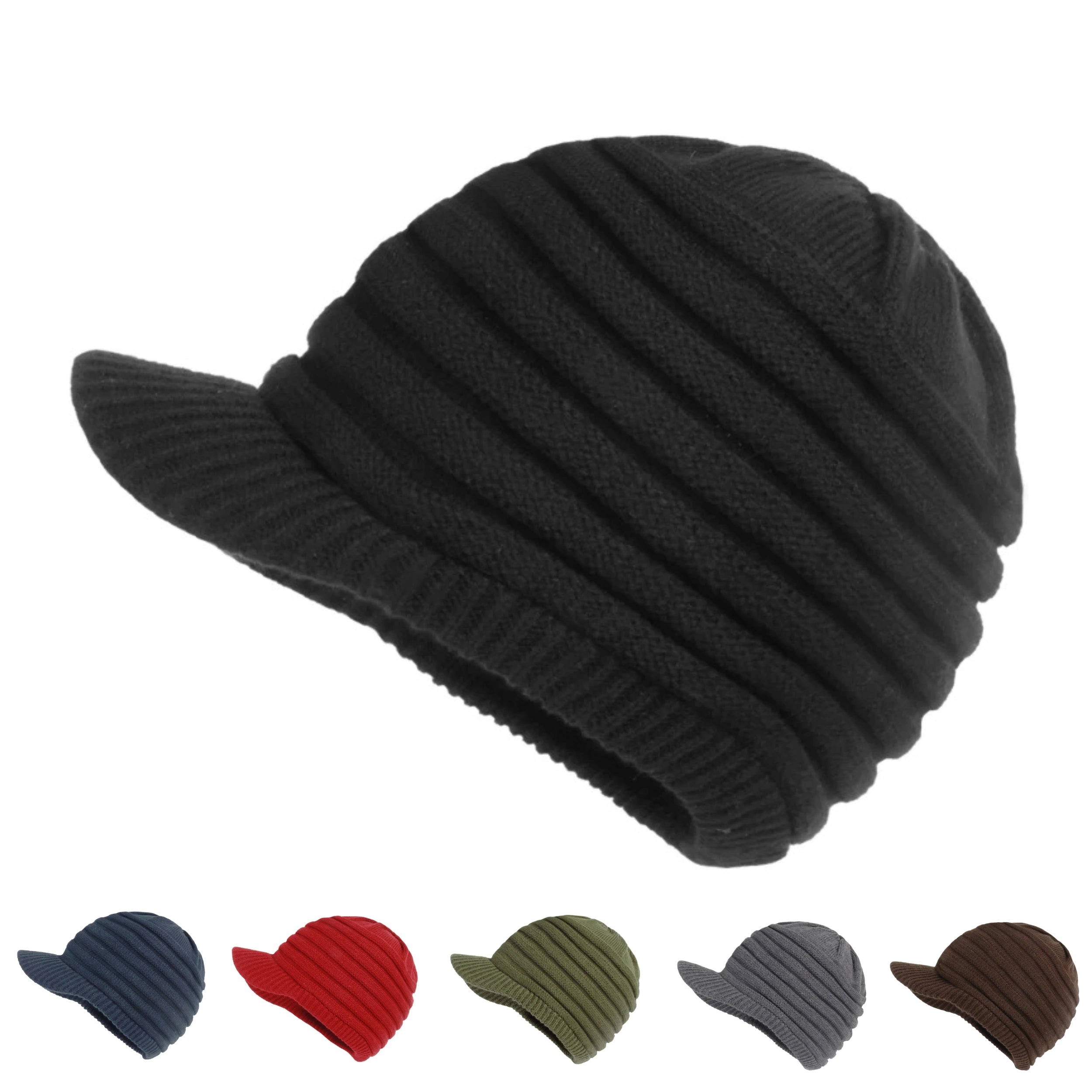 Chapman Winter Knitted Cap | Vintage Warm Ribbed Hat – Ghelter
