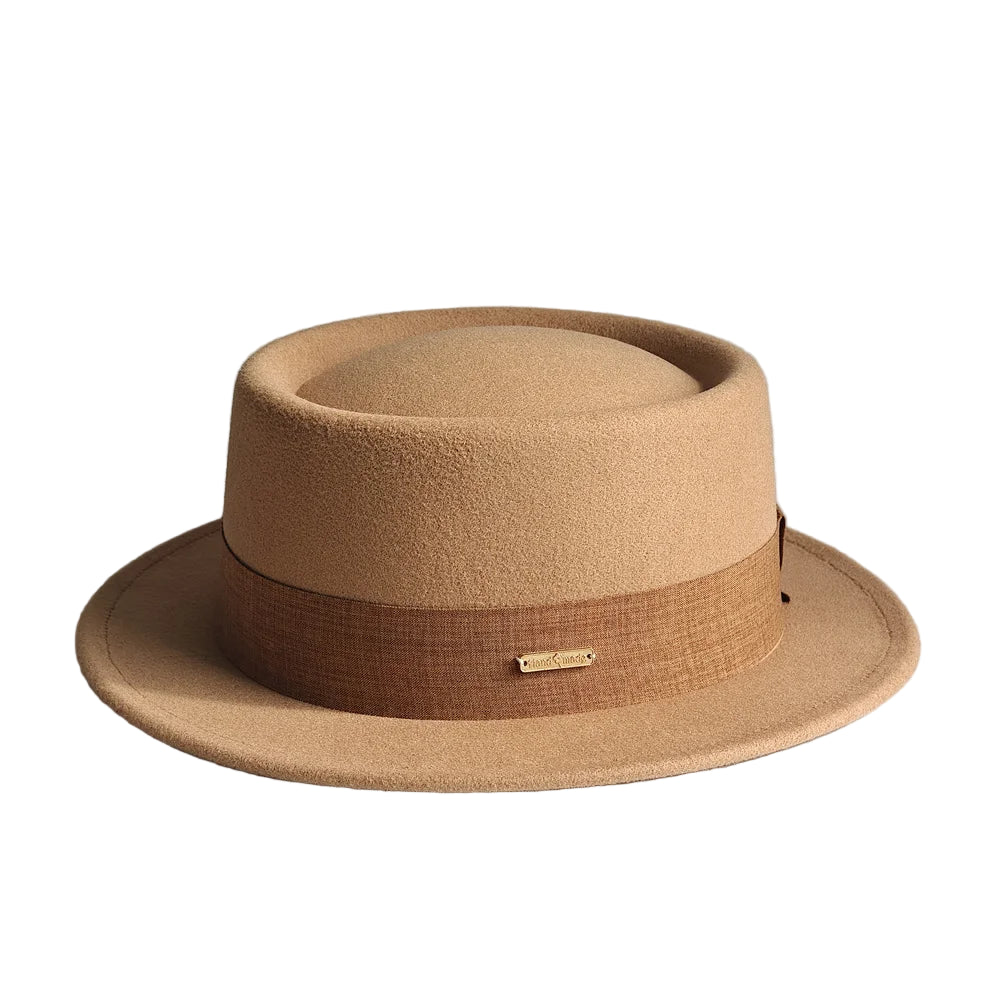 Costello Cotton Fedora Porkpie Hat | Vintage Urban Fedora Hat – Ghelter