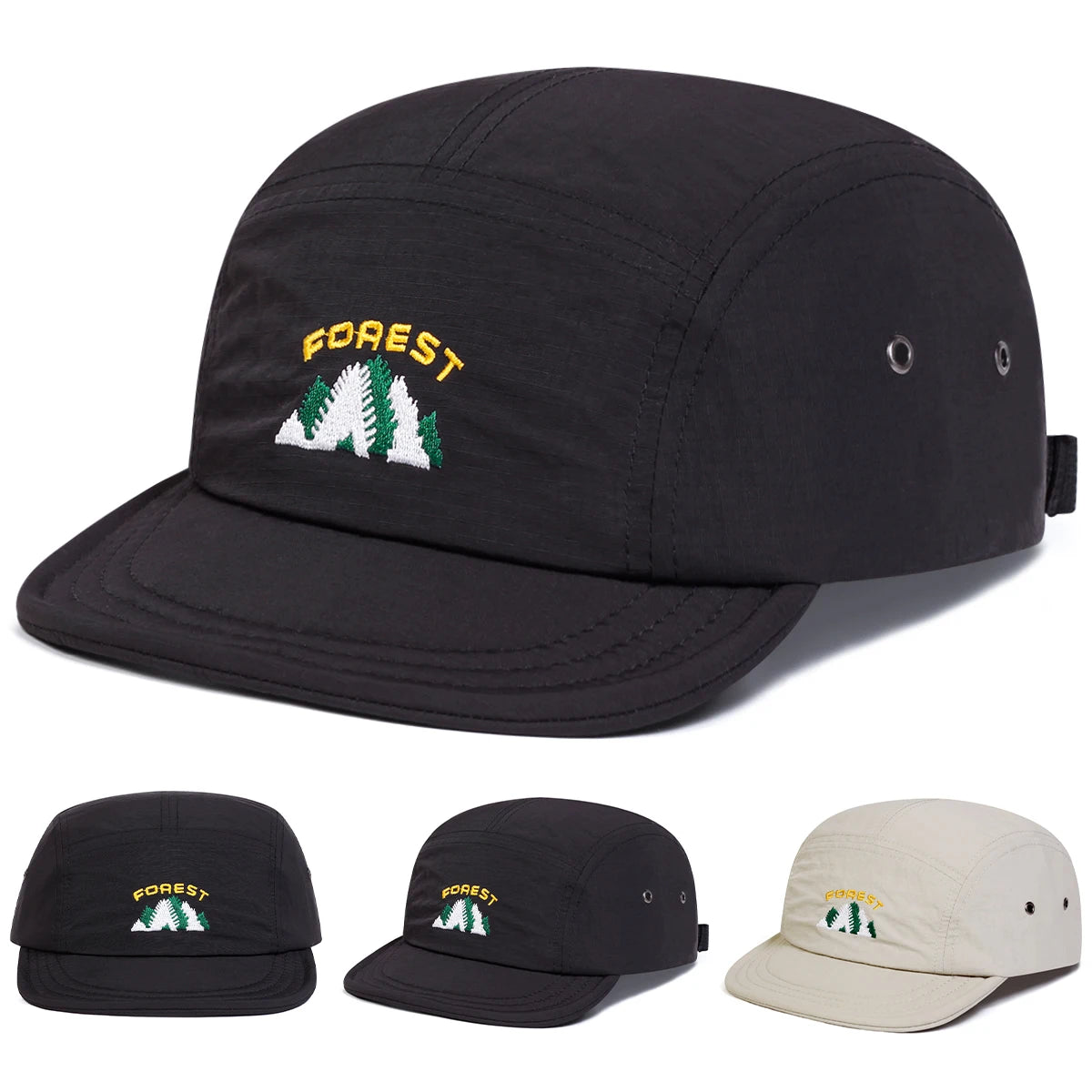 Forest 5-Panels Baseball Cap | Outdoor Alpine Trail Hat – Ghelter