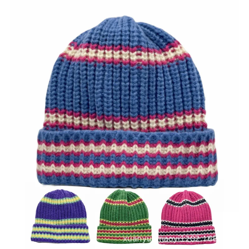 Fremont Winter Striped Knitted Beanie | On Sale (25% DIscount) – Ghelter