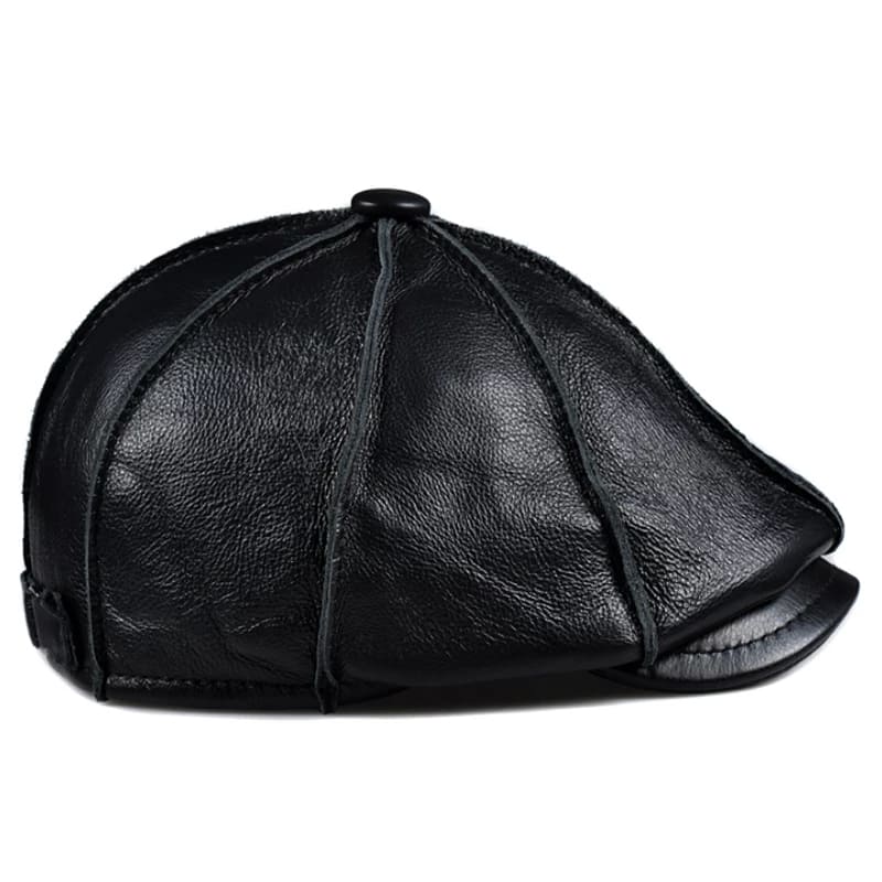 Hampton Genuine Leather Newsboy Cap – Ghelter