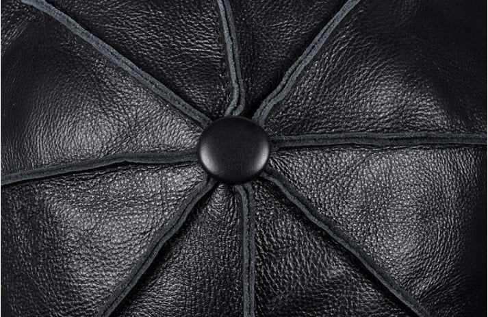 Hampton Genuine Leather Newsboy Cap – Ghelter