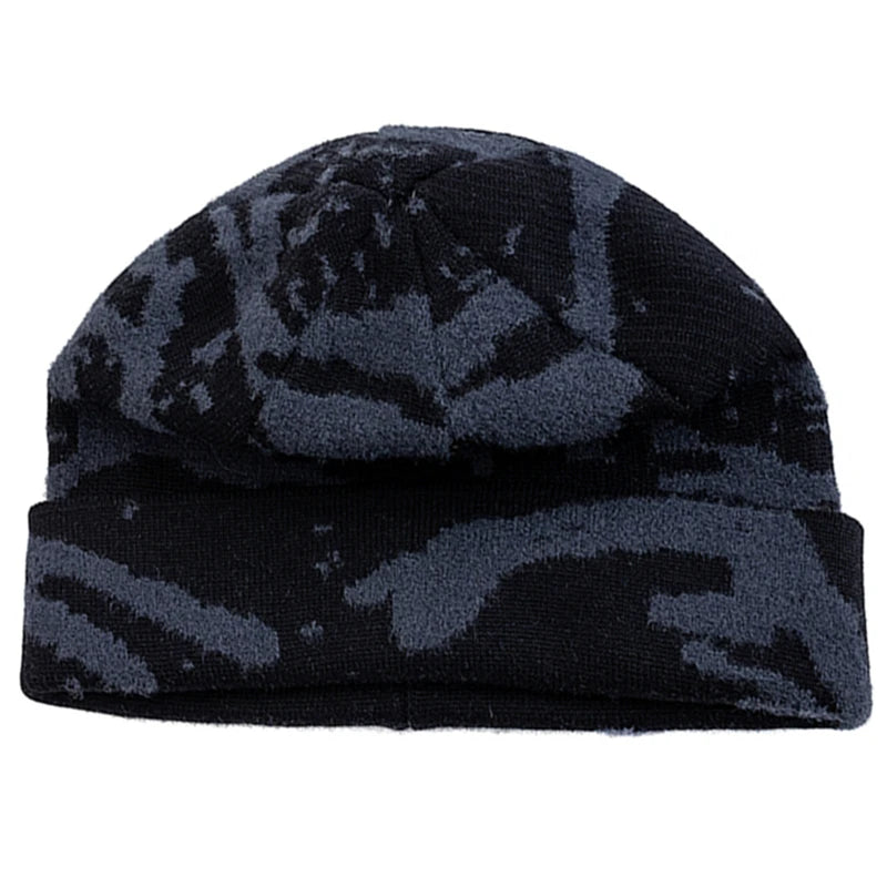 Leith Winter Camouflage Knitted Beanie | Vintage Warm Hat – Ghelter