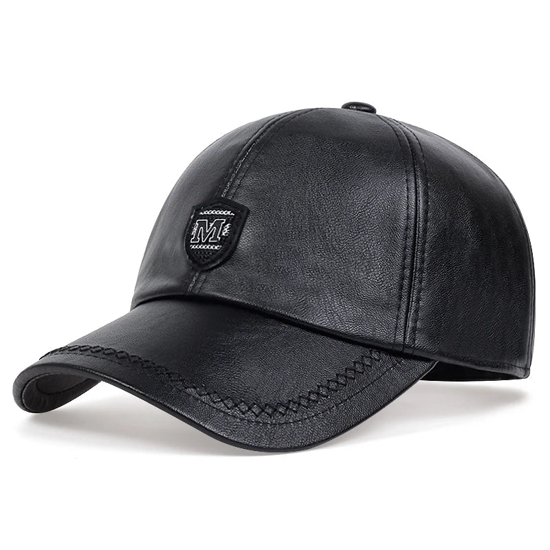 Middlesbrough Leather Baseball Cap | Classic Adjustable Sports Hat ...
