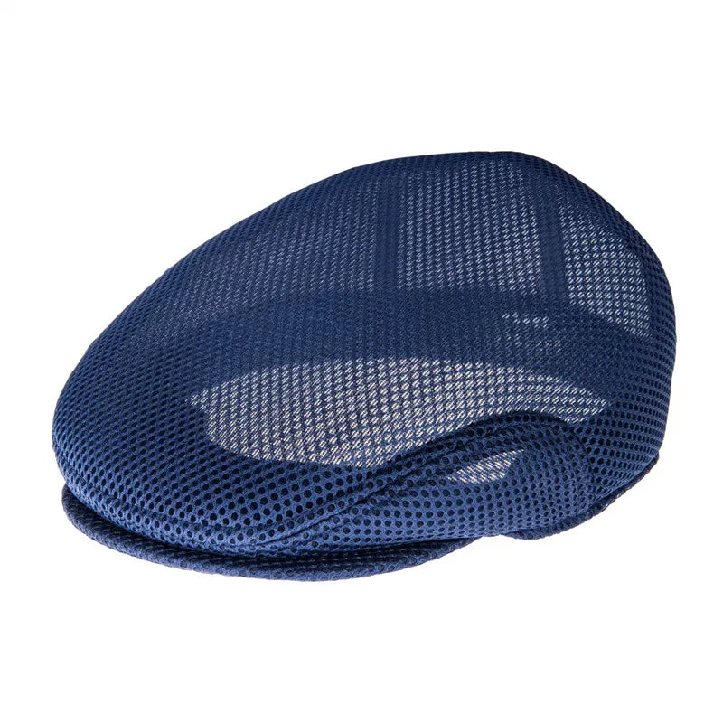 Milner Summer Mesh Flat Cap | Lightweight Breathable Cabbie Hat – Ghelter