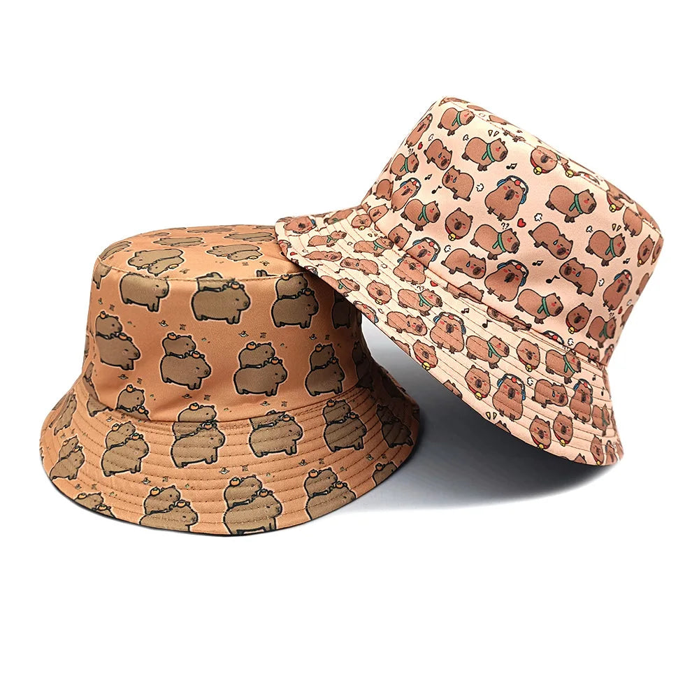 The Capybara Bucket Hat | Cute Animal Fisherman Hat – Ghelter