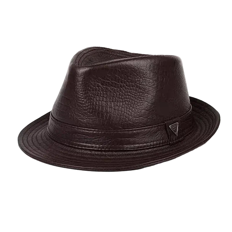 Toulouse Genuine Leather Trilby Hat | Vintage Fedora Hat – Ghelter