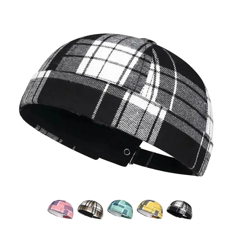 Watford Tartan Brimless Docker Cap | Heritage Brimless Hat – Ghelter