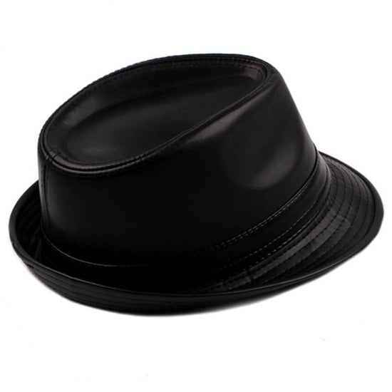 Hancock Leather Trilby Hat | Retro Fedora Hat – Ghelter