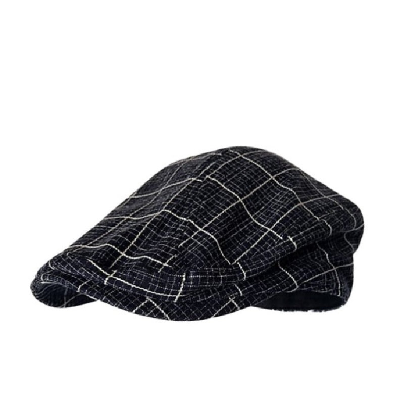 J&J Vintage Plaid Flat Cap | Cotton Ivy Hat – Ghelter
