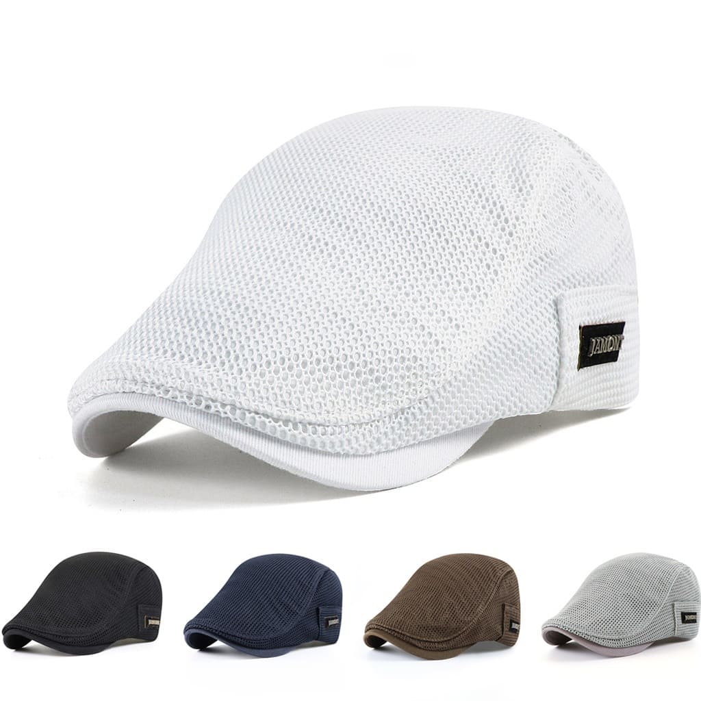 Jamont Golf Mesh Flat Cap | Breathable – Ghelter