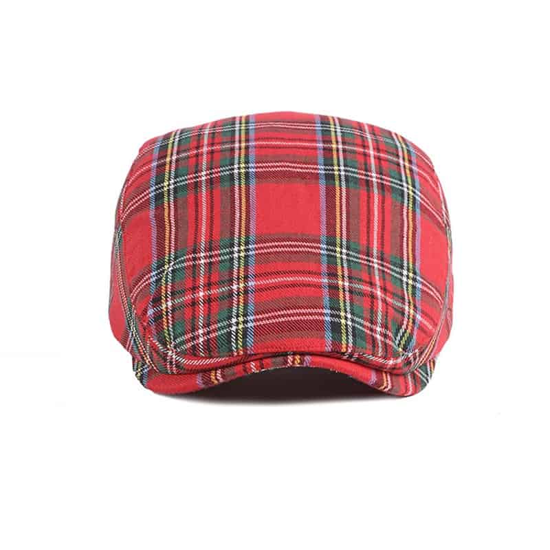 Royal Scottish Tartan Flat Cap | On Sale (40% Discount) – Ghelter